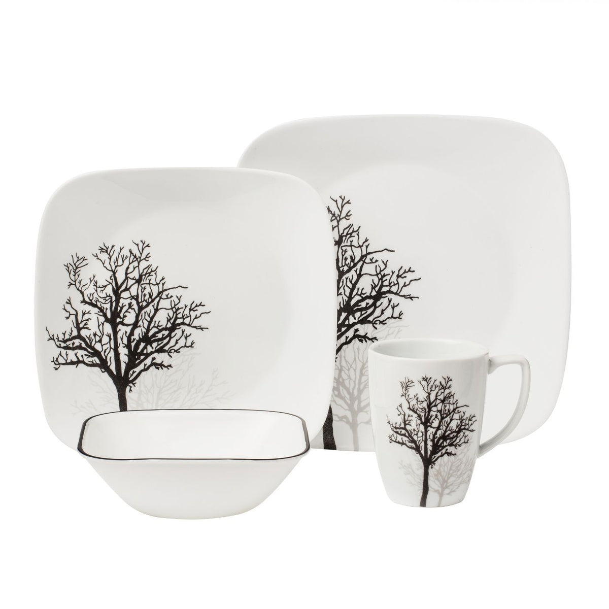 Corelle Timber Shadows 16 piece Dinnerware Set – Simcart.ca